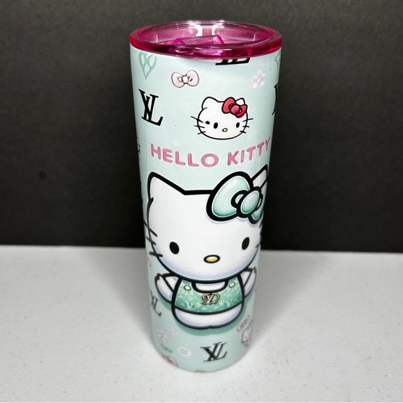 20 oz Skinny | Dining | Hello Kitty Lv Drink Tumbler | Poshmark
